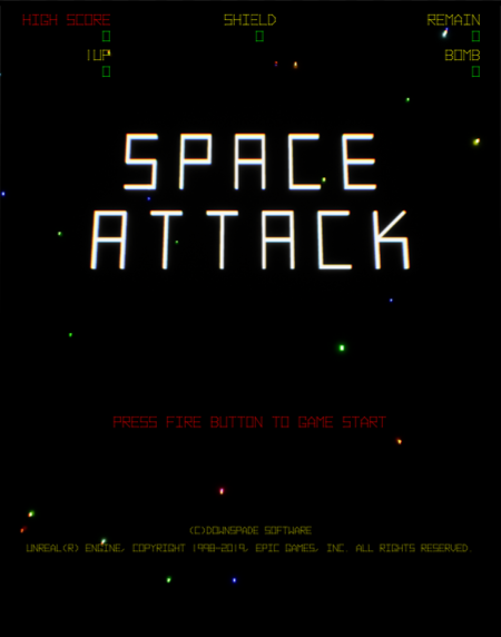 DOWNSPADE software Space Attack