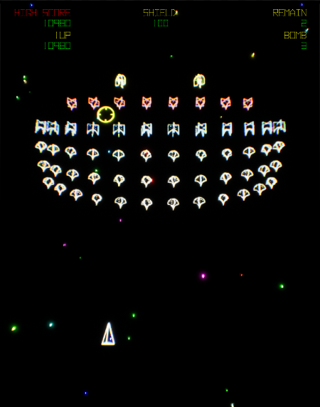 DOWNSPADE software Space Attack